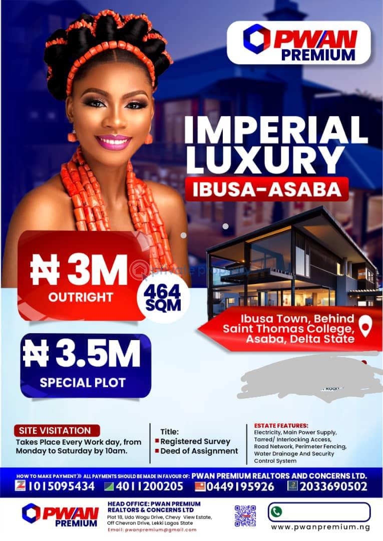 For sale: Residential Land Ibusa Town Behind Saint Thomas College Asaba ...