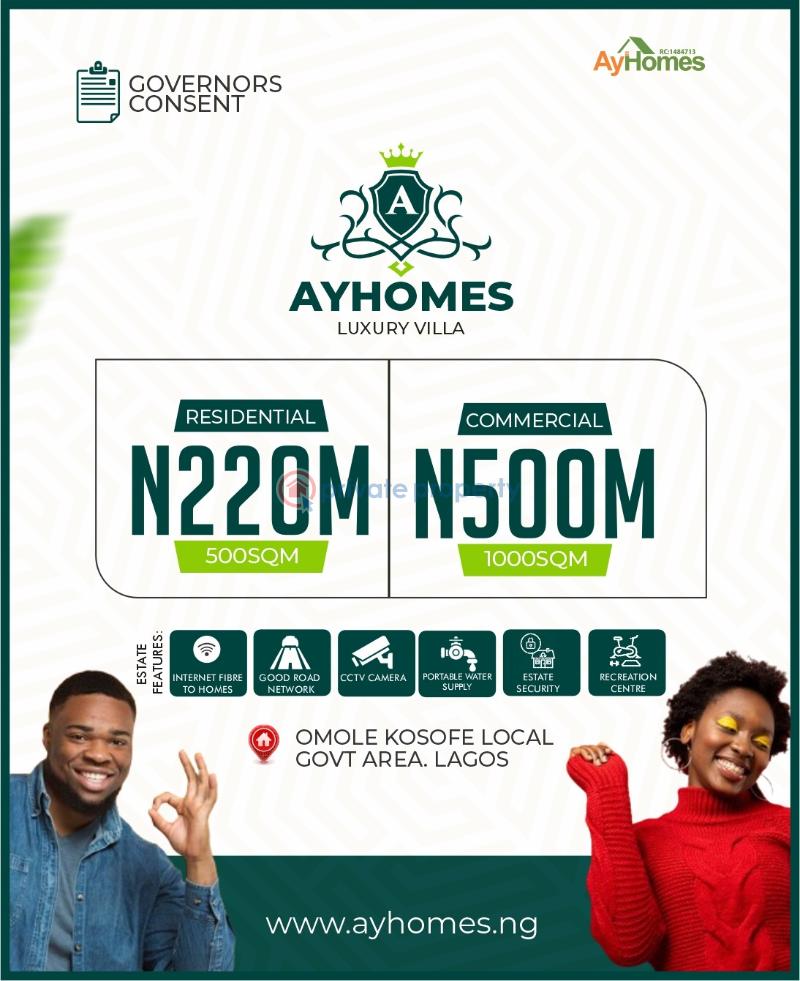 For sale: Residential Land Ayhomes Luxury Villa Magodo Kosofe Local ...