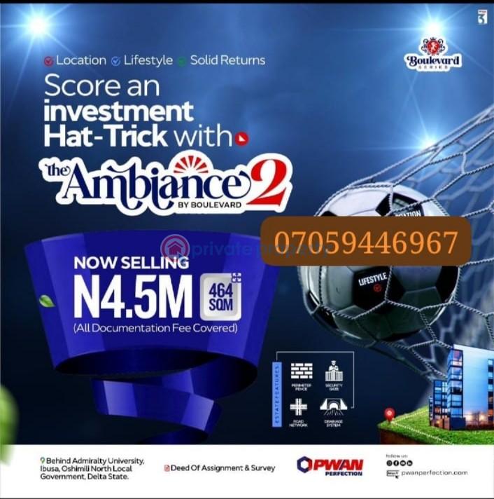 For sale: Land Behind Admiralty University Ibusa Asaba Delta State ...